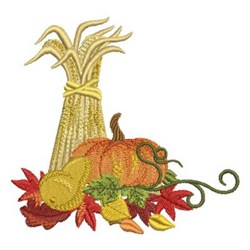 Fall Harvest Embroidery Design | EmbroideryDesigns.com