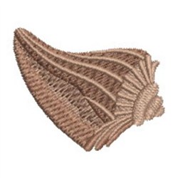 Whelk Shell Embroidery Design | EmbroideryDesigns.com