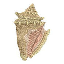 Whelk Shell Embroidery Design | EmbroideryDesigns.com