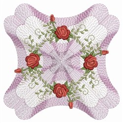 Rose Enticement Quilt Embroidery Design | EmbroideryDesigns.com
