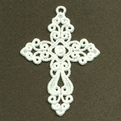 FSL Christian Cross Embroidery Design | EmbroideryDesigns.com
