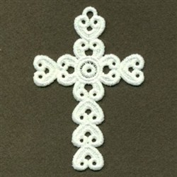 FSL Decorative Latin Cross Embroidery Design | EmbroideryDesigns.com