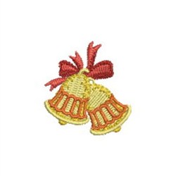 Mini Christmas Bells Embroidery Design | EmbroideryDesigns.com