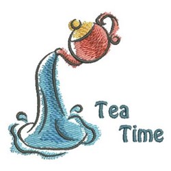 Tea Pot Embroidery Design | EmbroideryDesigns.com