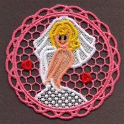 FSL Bride Circle Embroidery Design | EmbroideryDesigns.com