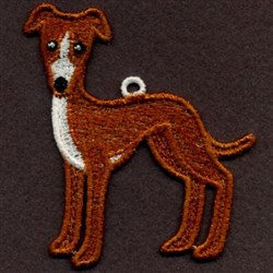 FSL Whippet Embroidery Design | EmbroideryDesigns.com