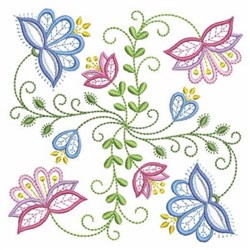 Vintage Jacobean Embroidery Design | EmbroideryDesigns.com