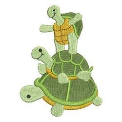 Stacked Animals 2 Embroidery Design | EmbroideryDesigns.com