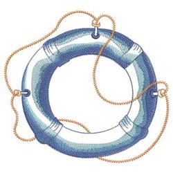 Sketched Nautical Preserver Embroidery Design | EmbroideryDesigns.com