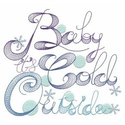 Winter Saying Embroidery Design | EmbroideryDesigns.com