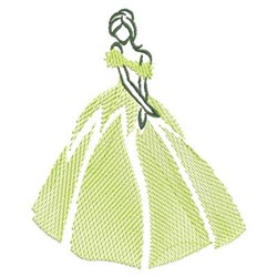 Shy Lady Embroidery Design | EmbroideryDesigns.com