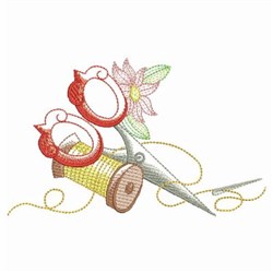 Enchanted Sewing Embroidery Design | EmbroideryDesigns.com