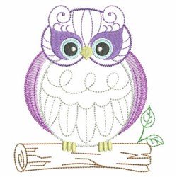 Owl Outline Embroidery Design | EmbroideryDesigns.com