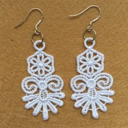 FSL Earrings Embroidery Design | EmbroideryDesigns.com