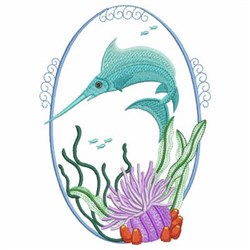 Swordfish Embroidery Design | EmbroideryDesigns.com