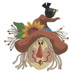 Country Scarecrow Embroidery Design | EmbroideryDesigns.com