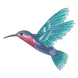 Flying Hummingbird Embroidery Design | EmbroideryDesigns.com