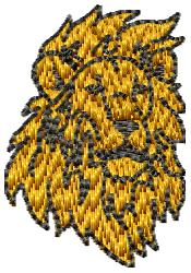 Lion Head Embroidery Design | EmbroideryDesigns.com