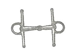Snaffle Bit Embroidery Design | EmbroideryDesigns.com