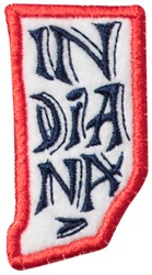 Indiana Embroidery Design | EmbroideryDesigns.com