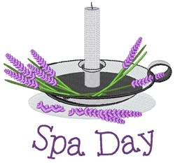 Spa Day Embroidery Design | EmbroideryDesigns.com