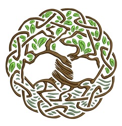 Celtic Tree Embroidery Design | EmbroideryDesigns.com