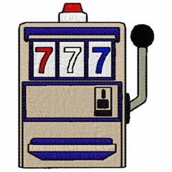 Slot Machine Embroidery Design | EmbroideryDesigns.com