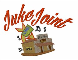 Juke Joint Embroidery Design | EmbroideryDesigns.com