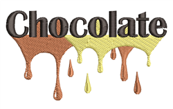 Chocolate Embroidery Design | EmbroideryDesigns.com