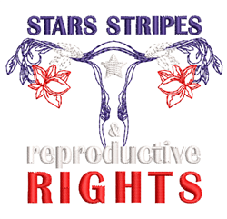 Reproductive Rights Embroidery Design | EmbroideryDesigns.com