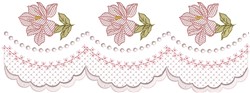 Floral Crown Harmony Embroidery Design | EmbroideryDesigns.com
