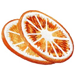 Orange Slices Embroidery Design | EmbroideryDesigns.com