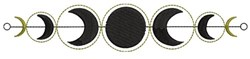 Moon Phases Embroidery Design | EmbroideryDesigns.com