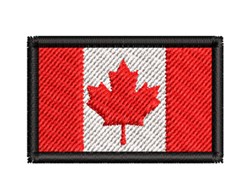 Canada Flag Embroidery Design | EmbroideryDesigns.com