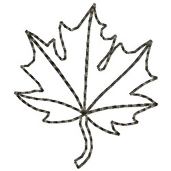 Maple Leaf Embroidery Design | EmbroideryDesigns.com