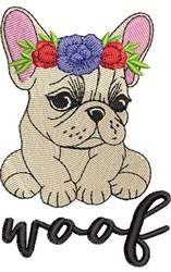 Woof Embroidery Design | EmbroideryDesigns.com
