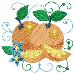 Oranges Embroidery Design | EmbroideryDesigns.com