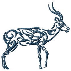 Antelope Embroidery Design | EmbroideryDesigns.com