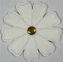 ITH Daisy Key Fob Embroidery Design | EmbroideryDesigns.com