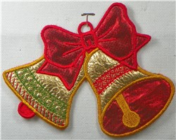 Christmas Bells Embroidery Design | EmbroideryDesigns.com