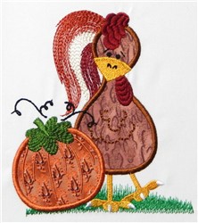 Fall Turkey Embroidery Design | EmbroideryDesigns.com