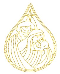 Nativity Scene Embroidery Design | EmbroideryDesigns.com