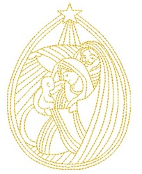 Nativity Embroidery Design | EmbroideryDesigns.com