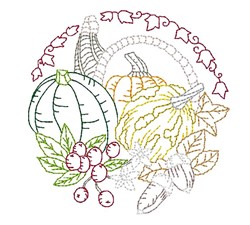 Fall Foods Embroidery Design | EmbroideryDesigns.com