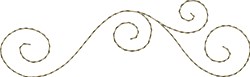 Elegant Swirls Embroidery Design | EmbroideryDesigns.com