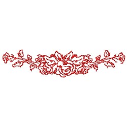 Redwork Roses Embroidery Design | EmbroideryDesigns.com