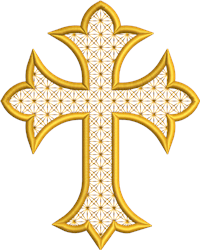 Religious Cross Embroidery Design | EmbroideryDesigns.com