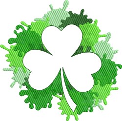 Shamrock Embroidery Design | EmbroideryDesigns.com