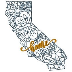 California Embroidery Design | EmbroideryDesigns.com