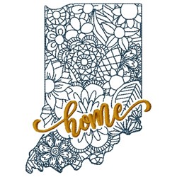 Indiana Embroidery Design | EmbroideryDesigns.com